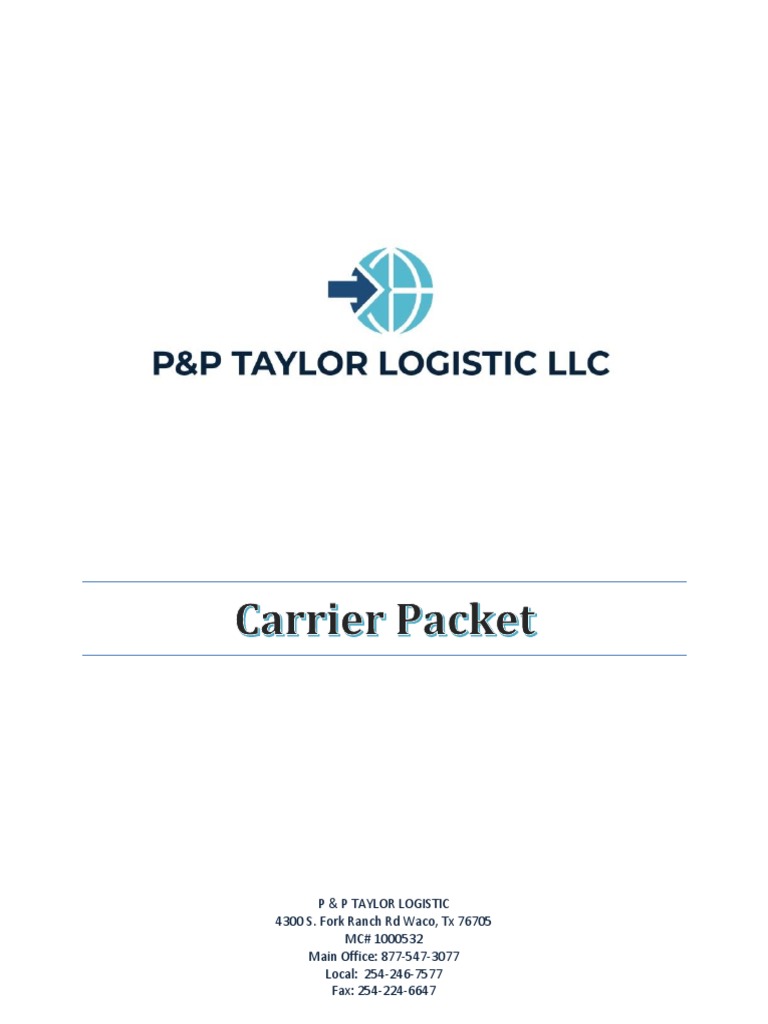 Carrier Packet 2022 | PDF | Cargo | Arbitration