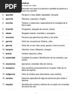 Glosario de 30 palabras y significados | PDF | Filosofía | Religión y ...