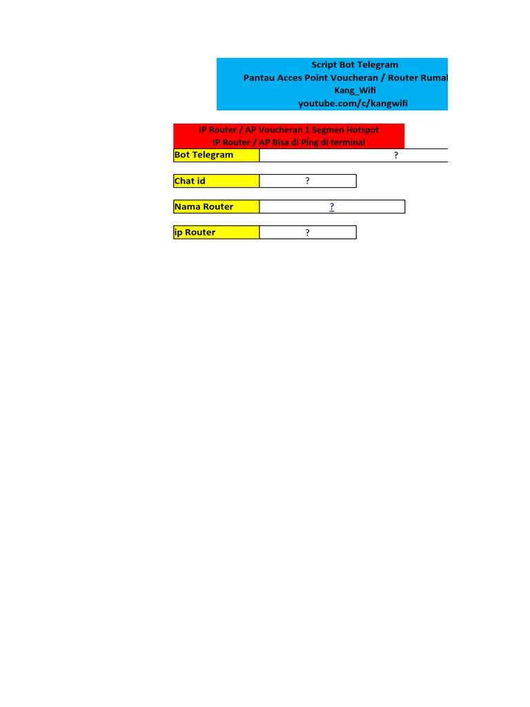 Monitoring Router Status and Notifications via Telegram Bot - An ...