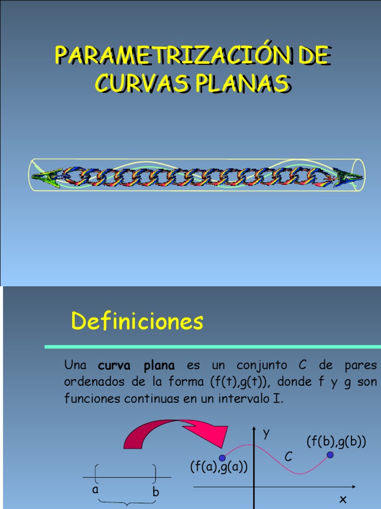 Parametrizacion | PDF | Conceptos matemáticos | Geometría analítica