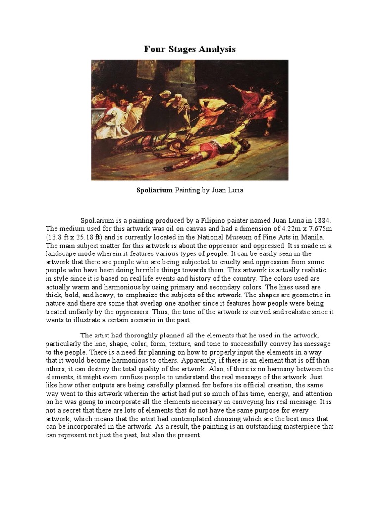 Four Stages Analysis | PDF | Paintings