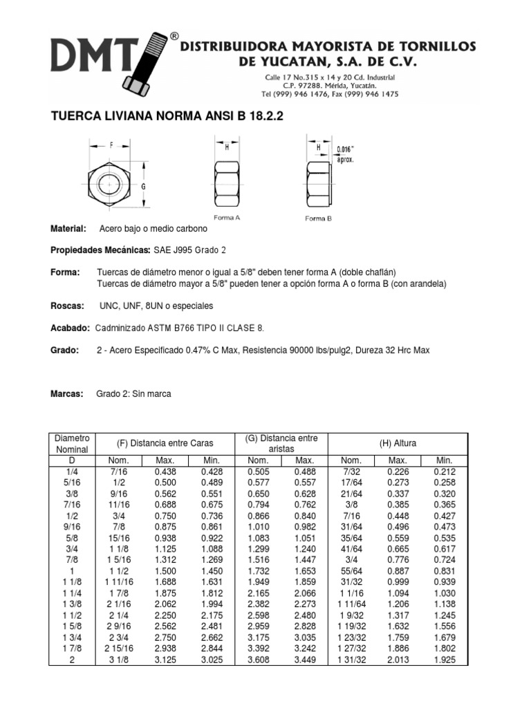 Ficha Tca Hex G 2 Cadm Tipo Ii Clase 8 | PDF