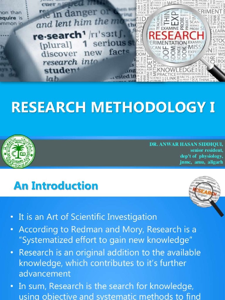 Research Methodology Notes Part 1 | PDF