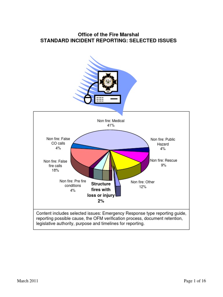 Standard Incident Reporting Guide | PDF | Fires | Emergency