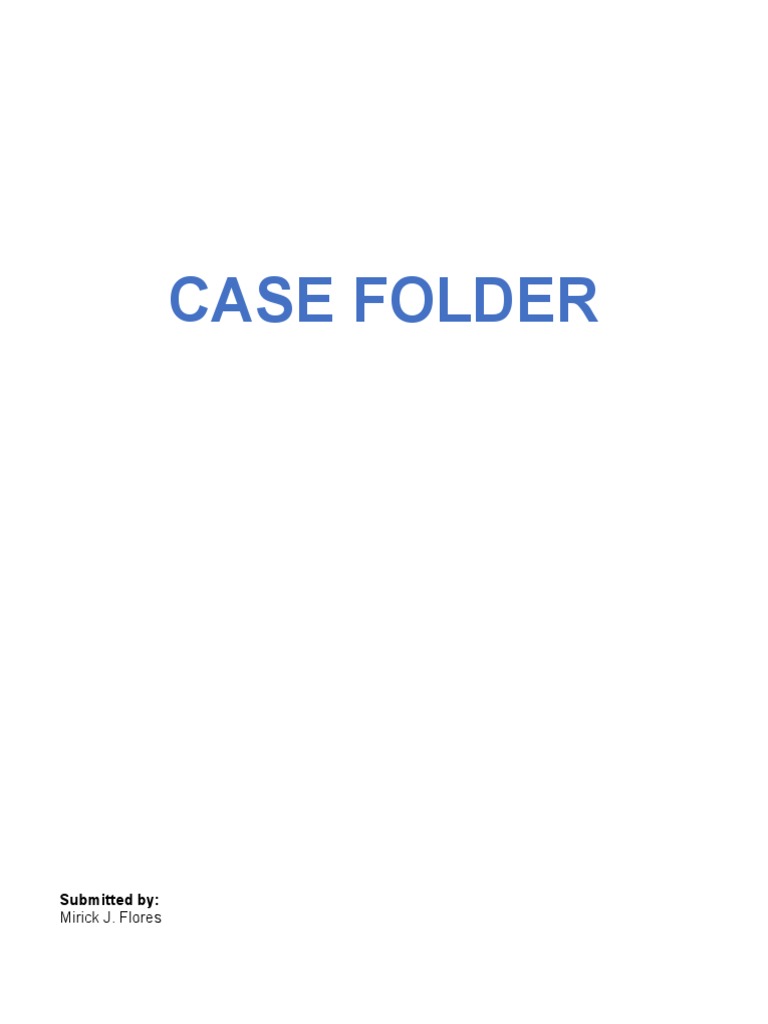 Mirick Flores Case Floder | PDF