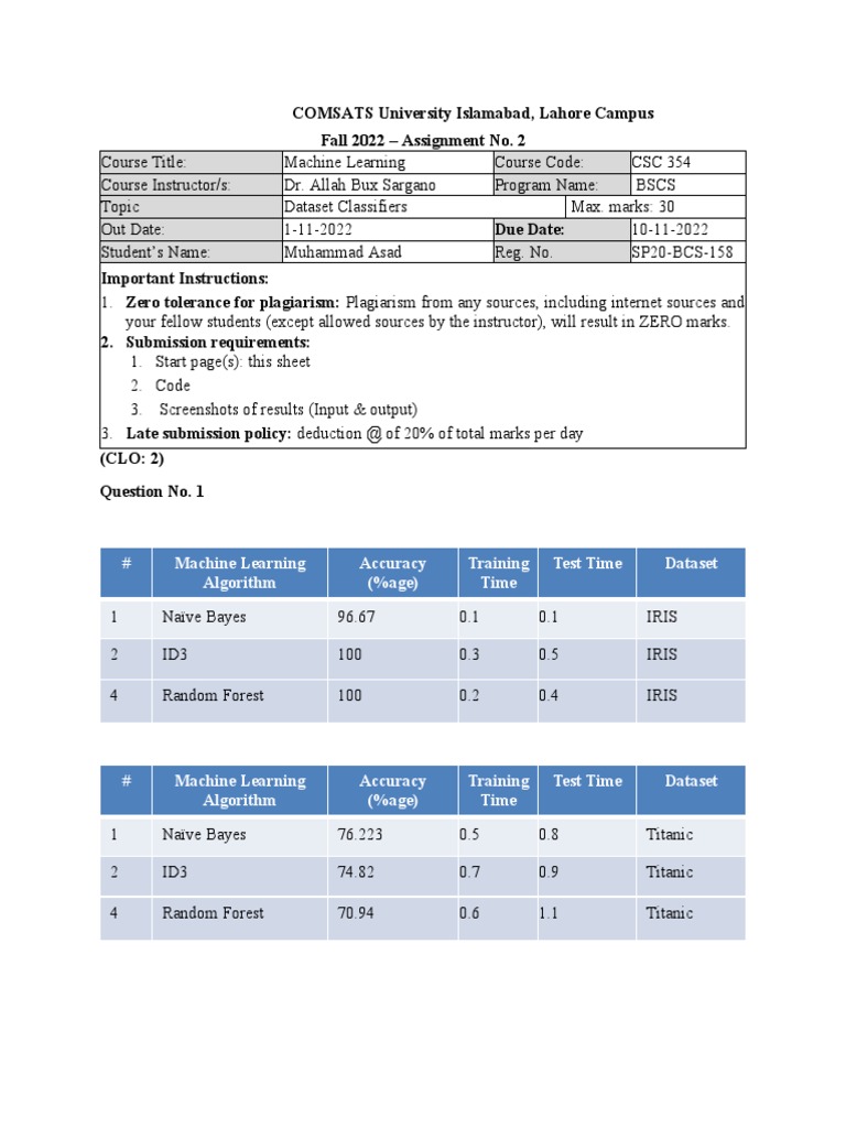 Assignment 2 | PDF | Multivariate Statistics | Statistical Data Types