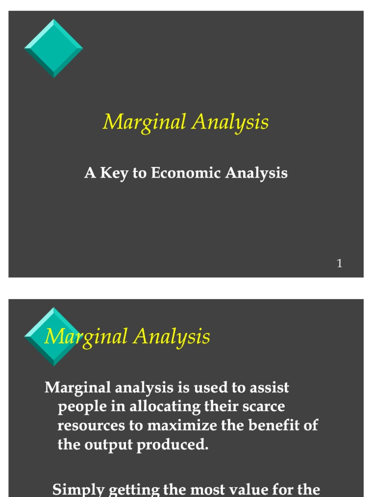 Marginal Approach | PDF
