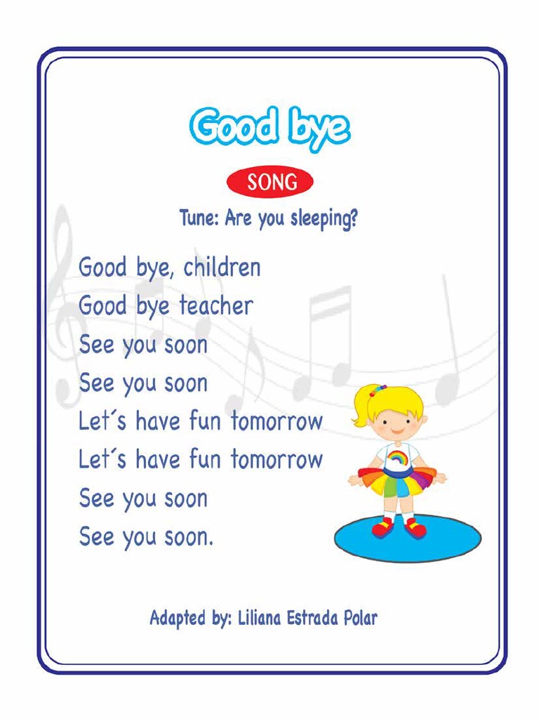 Good Bye Song-10 | PDF