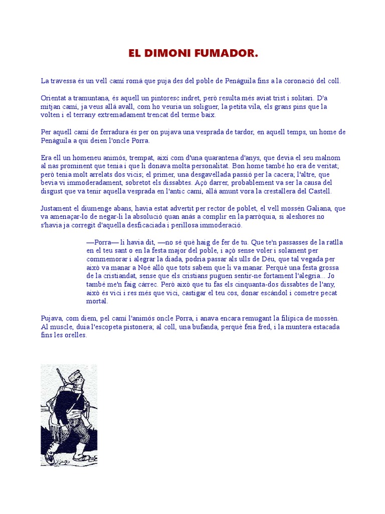 El Dimoni Fumador | PDF