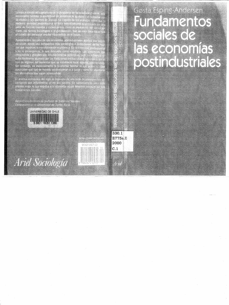 Esping-Andersen - Fundamentos Sociales de Las Economías ...