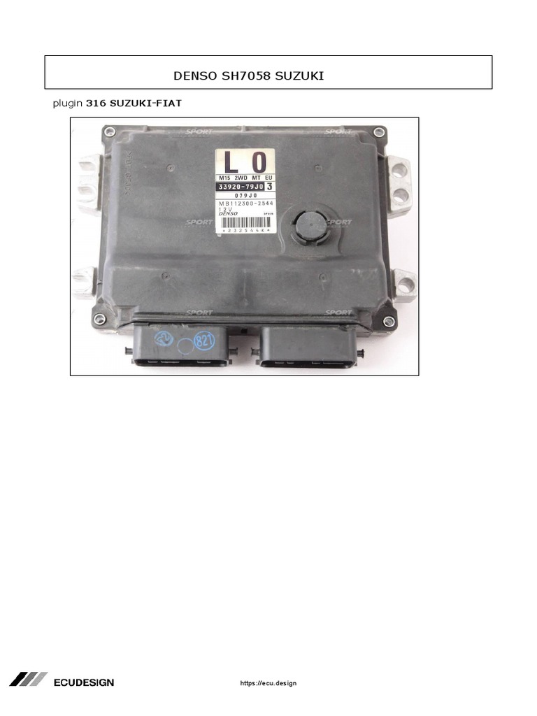 Denso Sh7058 Suzuki | PDF | Technology & Engineering
