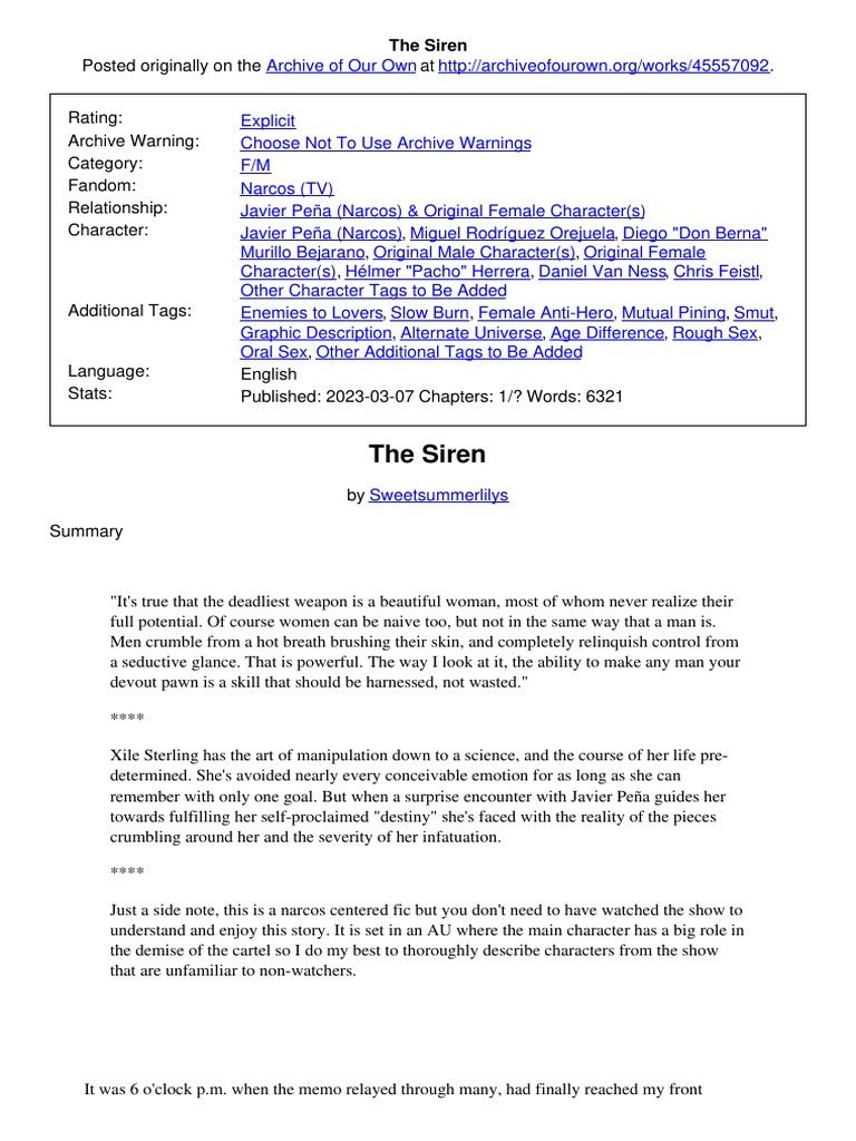 The Siren | PDF | Mystery, Thriller & Crime Fiction