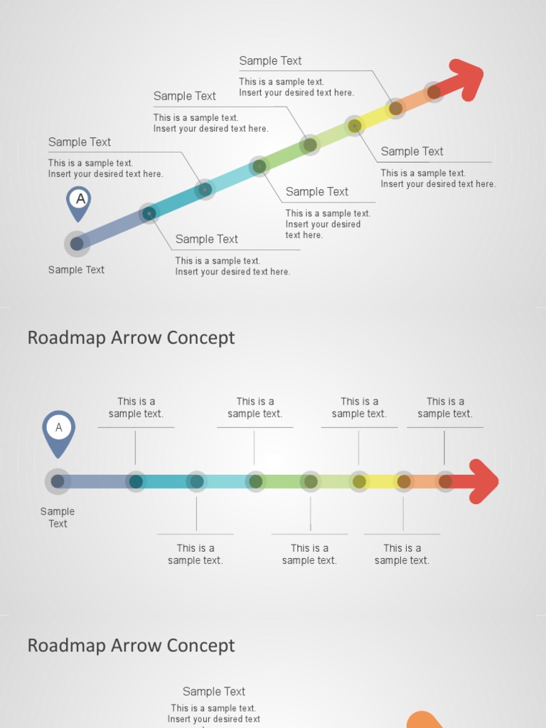 Roadmap Arrow Concept Overview | PDF