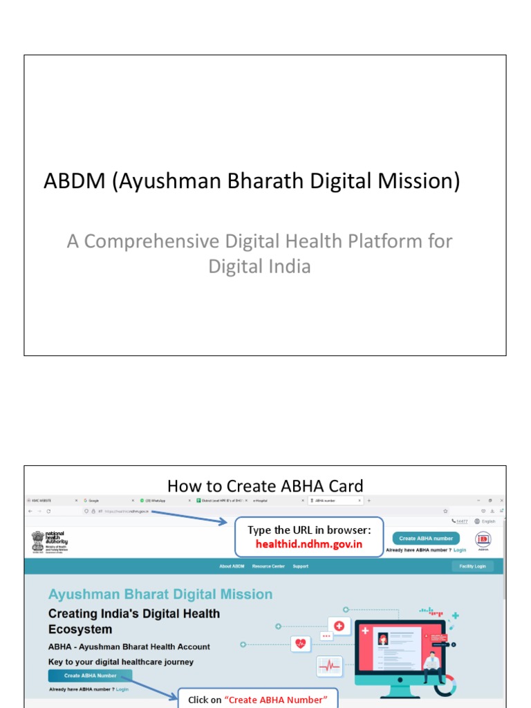 ABDM Step by Step | PDF