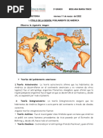 Poblamiento de América para Tercer Grado de Primaria | PDF | Américas