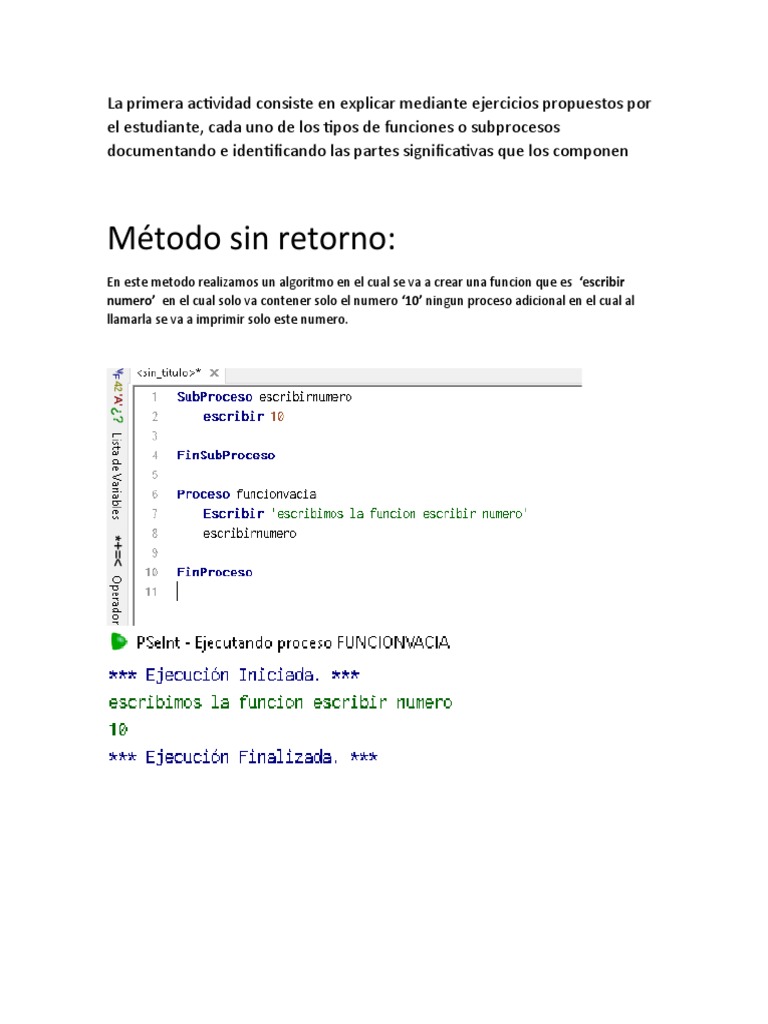 Primera Actividad Algoritmos | PDF
