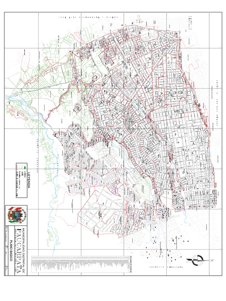 Mapa Paucarpata Urbanizaciones | PDF