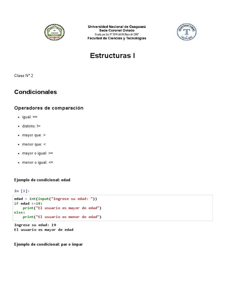 Python Condicionales | PDF | Python (lenguaje de programación) | Ingeniería de software