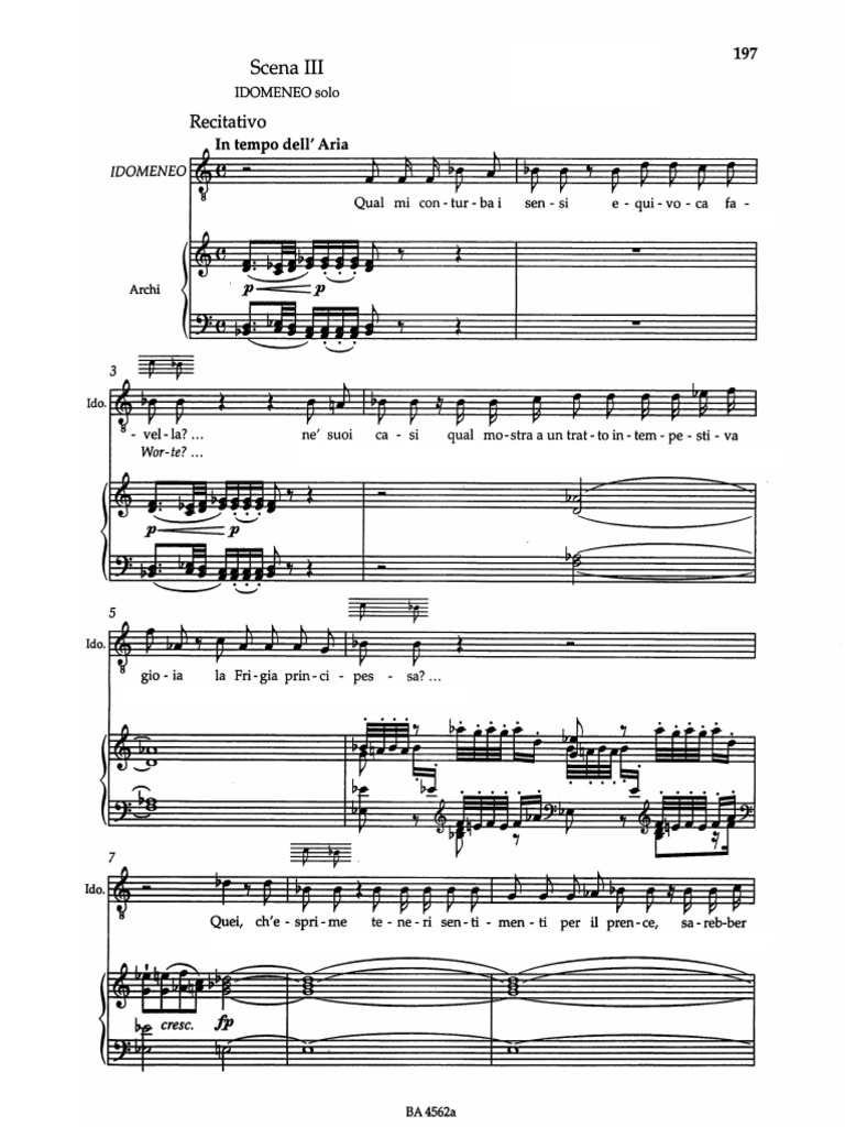 Recitativo Mozart | PDF