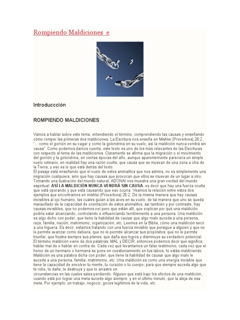129218251 Rompiendo Maldiciones Generacionales Descargar Gratis Pdf