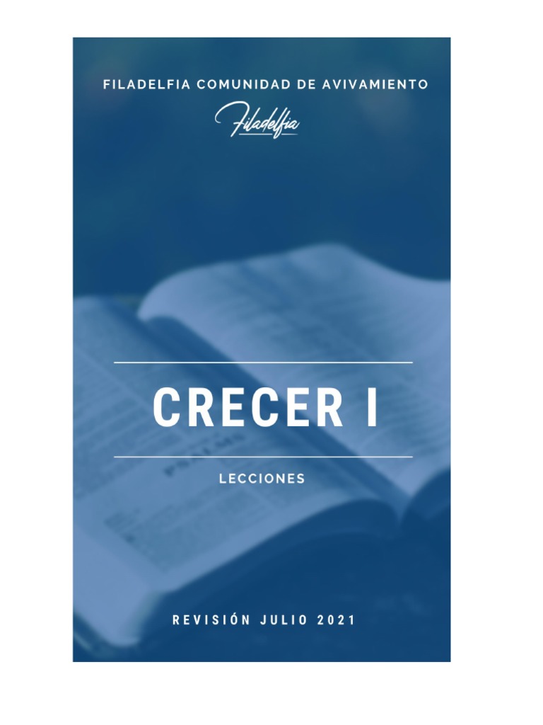 Lecciones Crecer I | PDF | Salvación | Oración