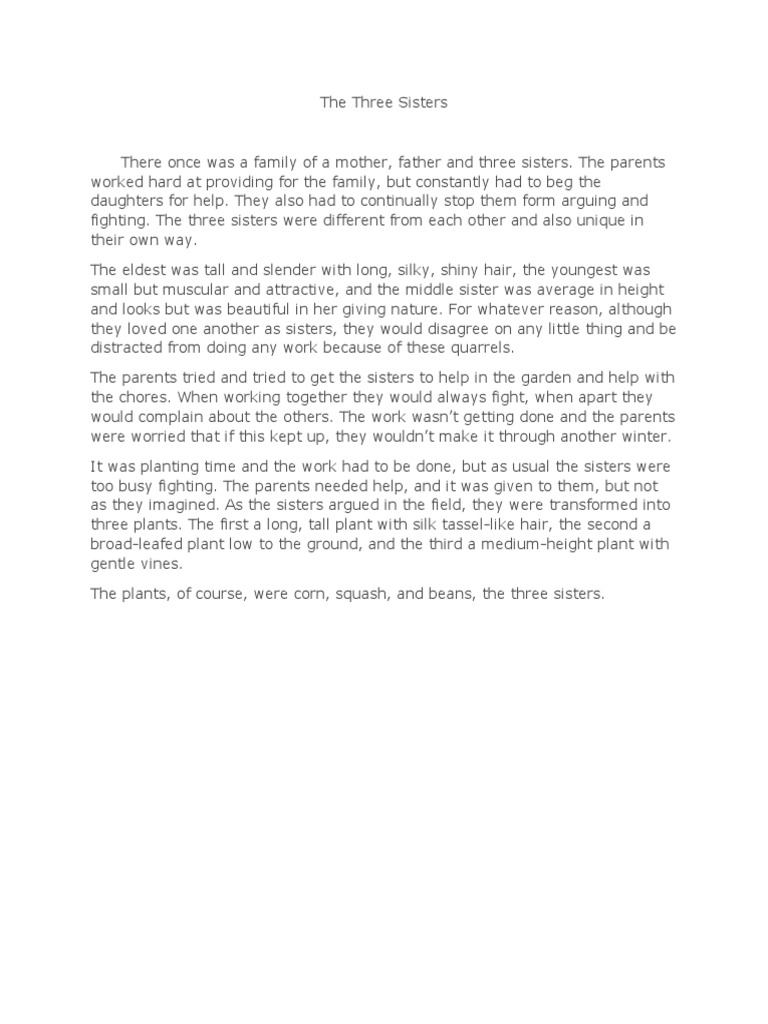 The Three Sisters | PDF