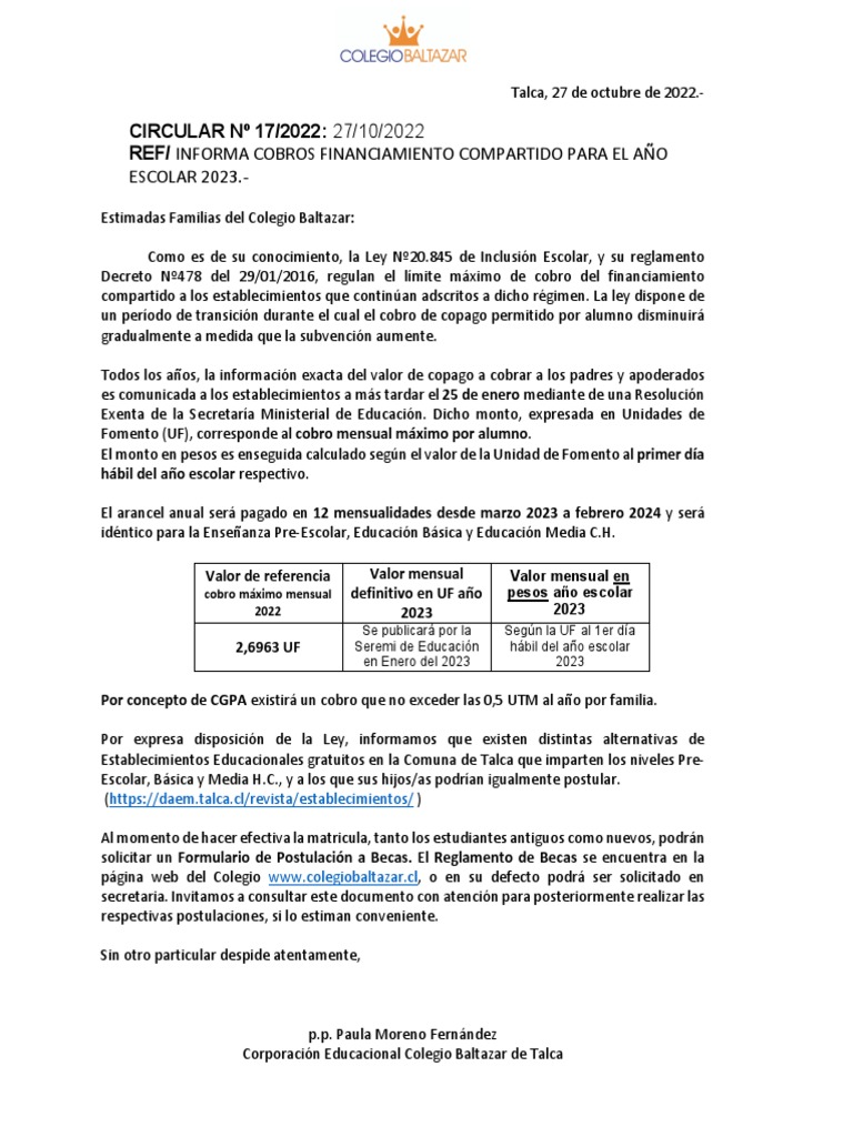Circular No17 | PDF