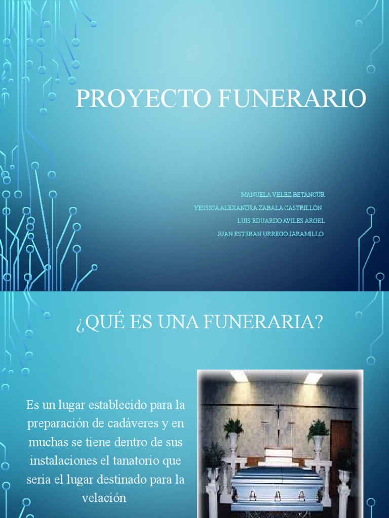 Sistema de información para la gestión de procesos en una funeraria | PDF | Casa funeraria ...