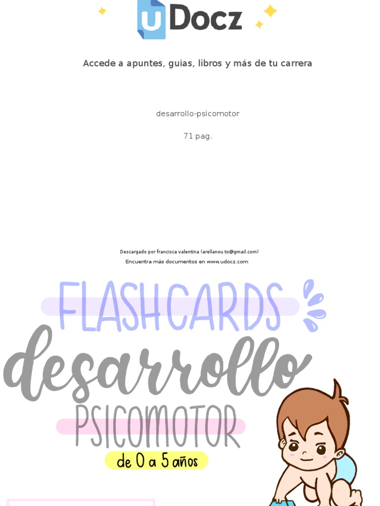 Desarrollo Psicomotor 426352 Downloable 2143542 PDF | PDF | Medicina CLINICA | Neurología