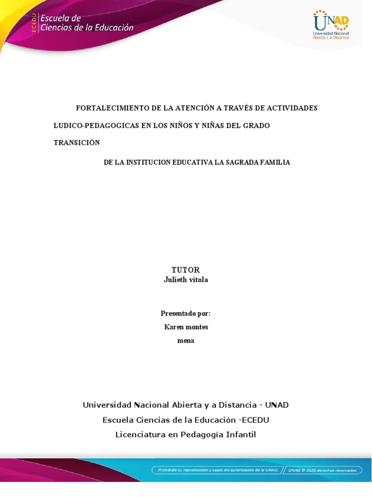 Proyecto 2022-2023 | PDF | Aprendizaje | Atención