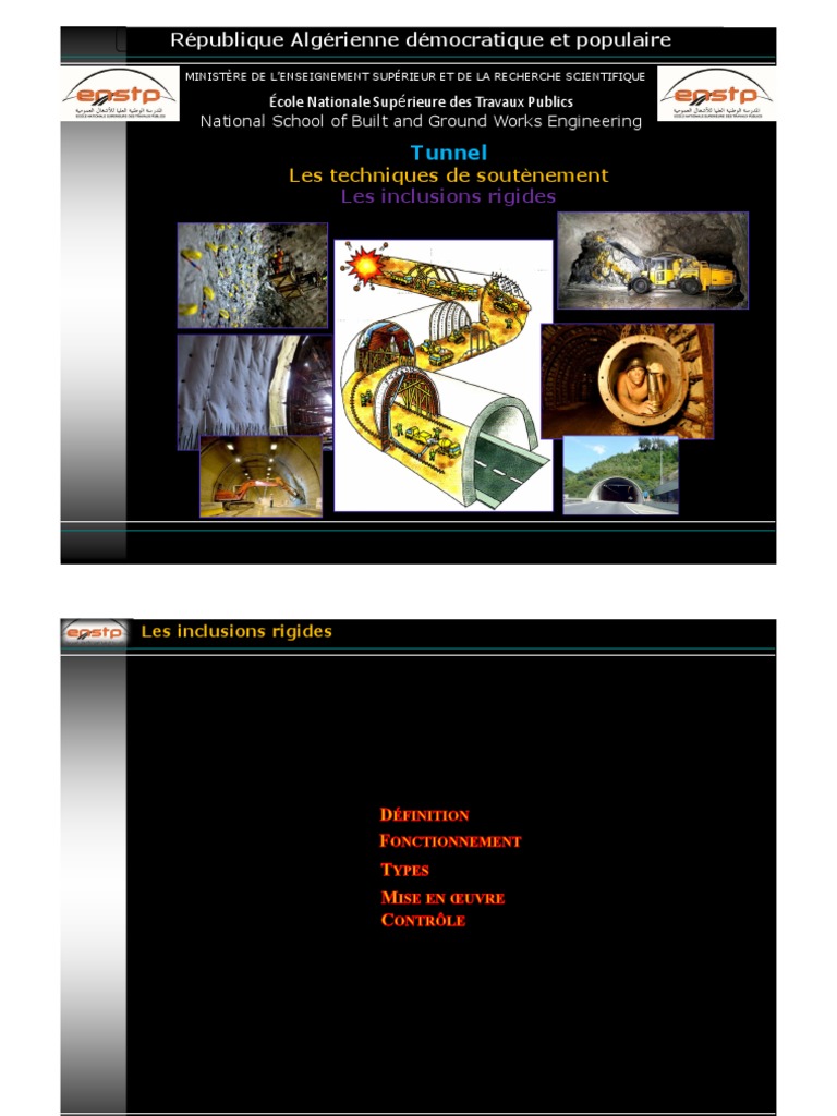 Techniques d'inclusion rigide en génie civil | PDF | Technologie et ...
