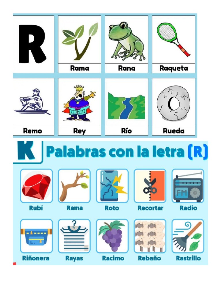 Letra R y RR | PDF