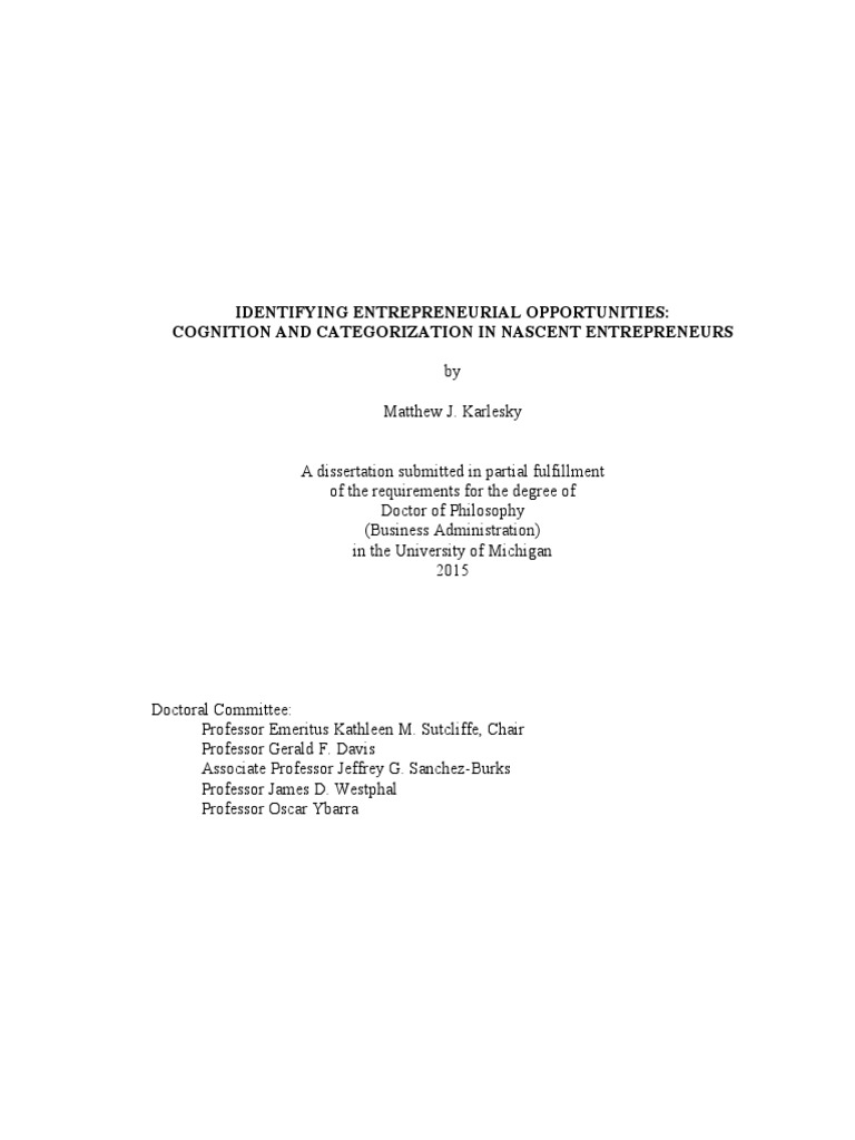 Karlesky 1.pdf Sequence 1&isallowed y | PDF | Entrepreneurship | Social Constructionism