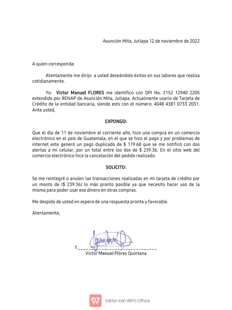 solicitud-banrural-reintegro | PDF