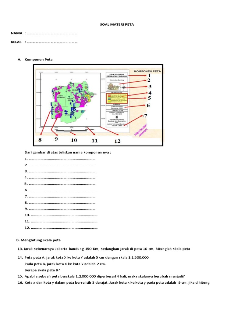 Soal Materi Peta | PDF