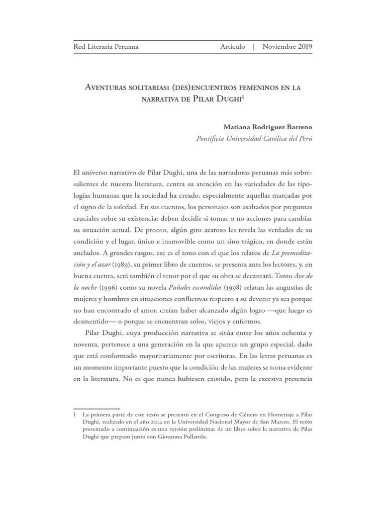 Artc3adculo Sobre Pilar Dughi 1 | PDF | Matrimonio | Mujer