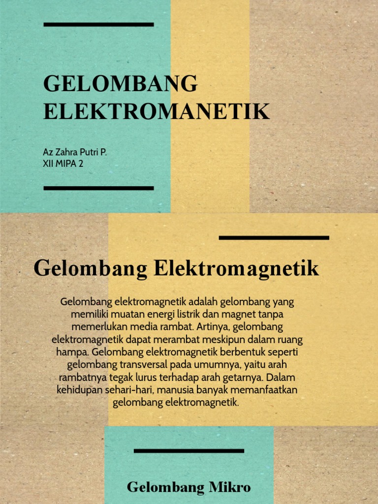 FISIKA PPT MICROWAVE.pptx | PDF