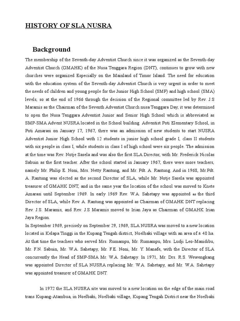 History of Sla Nusra | Download Free PDF | Educational Environment | Youth