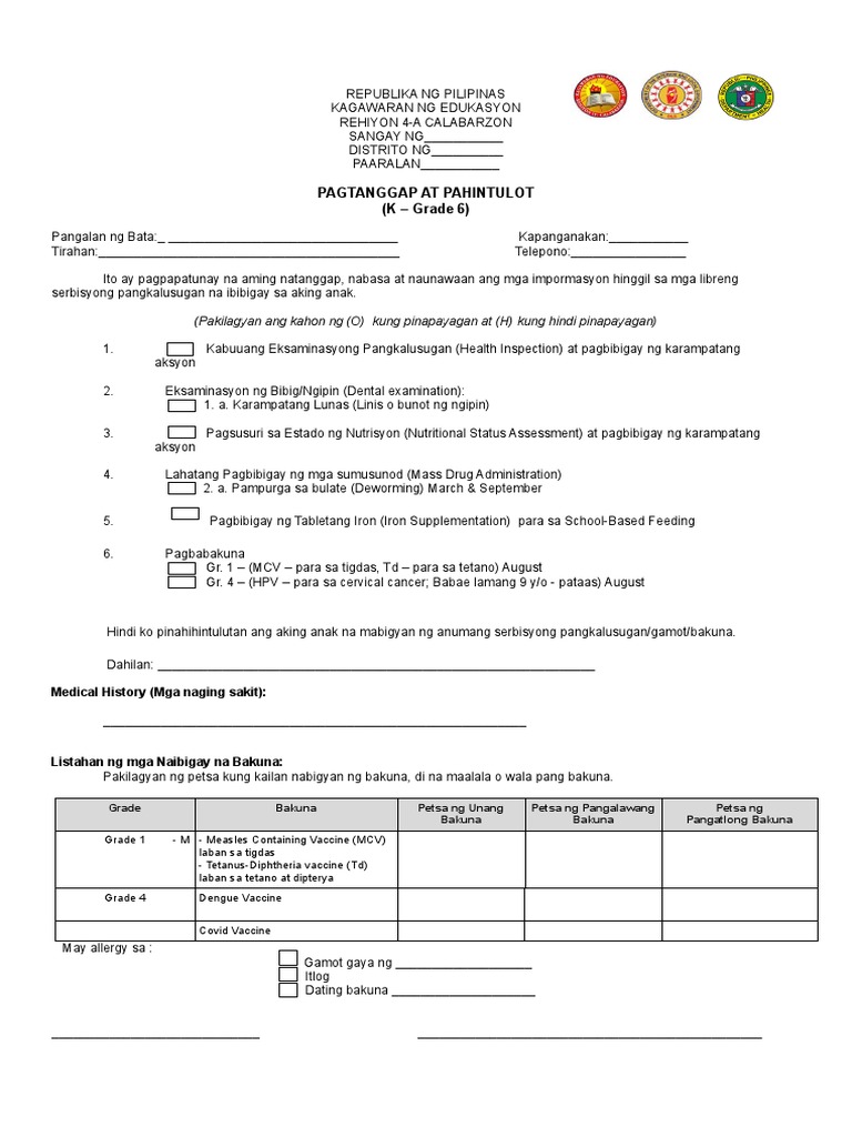 UNIVERSAL-health PERMIT | PDF