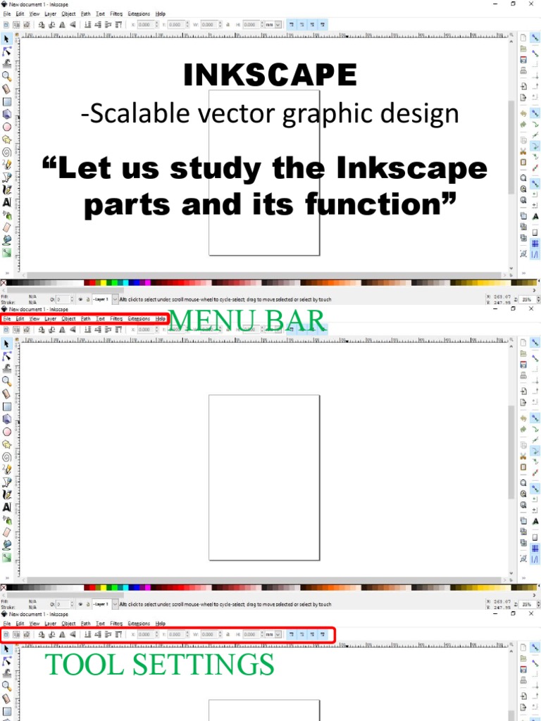Inkscape Parts And Its Function Pdf