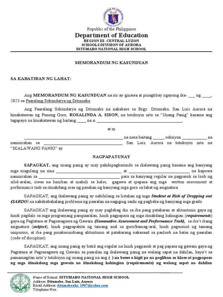 Kasunduan Sardo | PDF