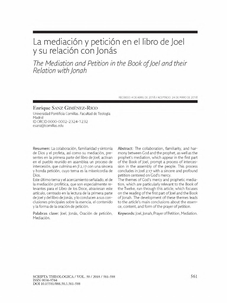 El Libro de Joel PDF | PDF | Jonás | Oración