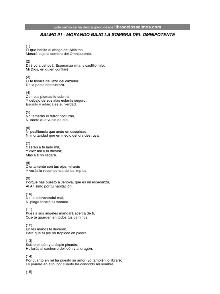 Salmo 91 | PDF