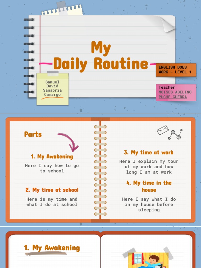 Samuel's Daily Routine Overview | PDF