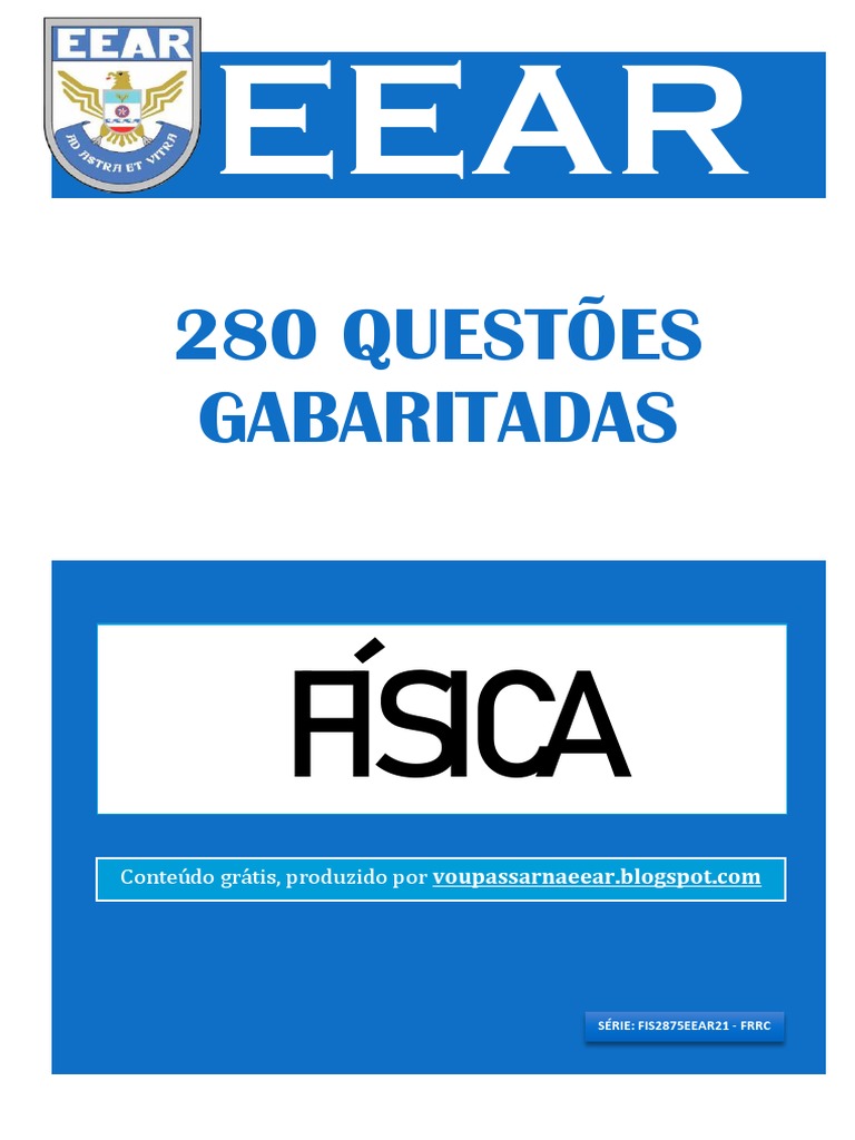 Apostila Eear - Física - 280 Questões Gabaritadas | PDF | Ondas | Eletricidade