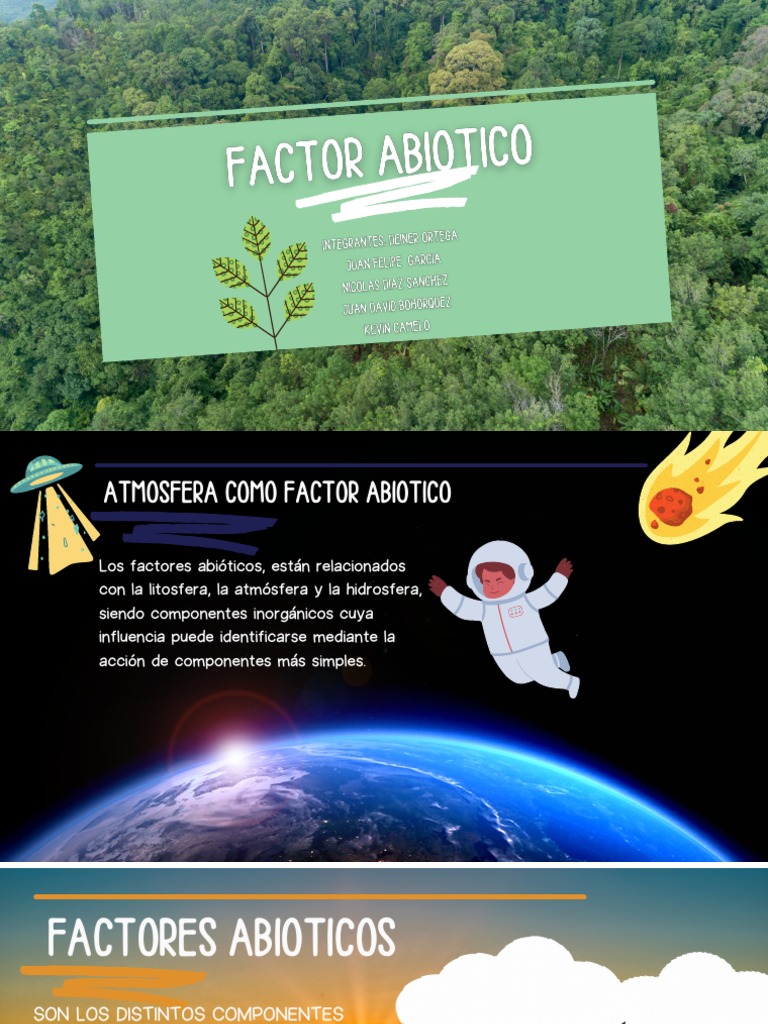 Presentacion Factor Abiotico | PDF
