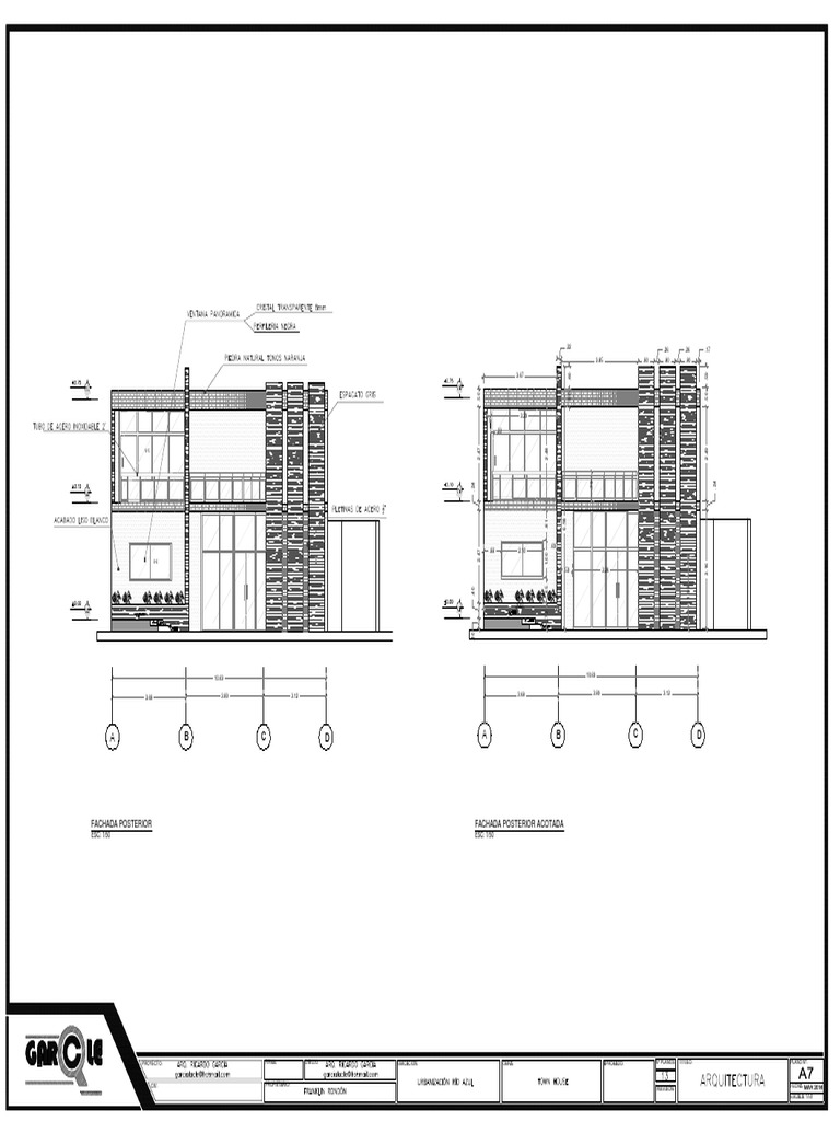 7 Fachada Posterior | PDF