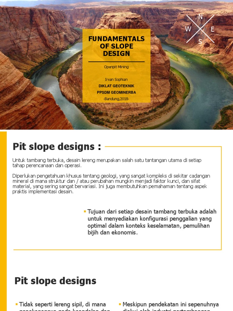 01 Fundamentals of Slope Design | PDF | Seni | Sains & Matematika