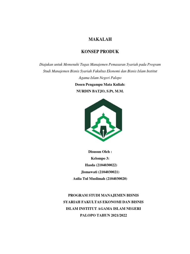 Makalah Produk Hasda | PDF