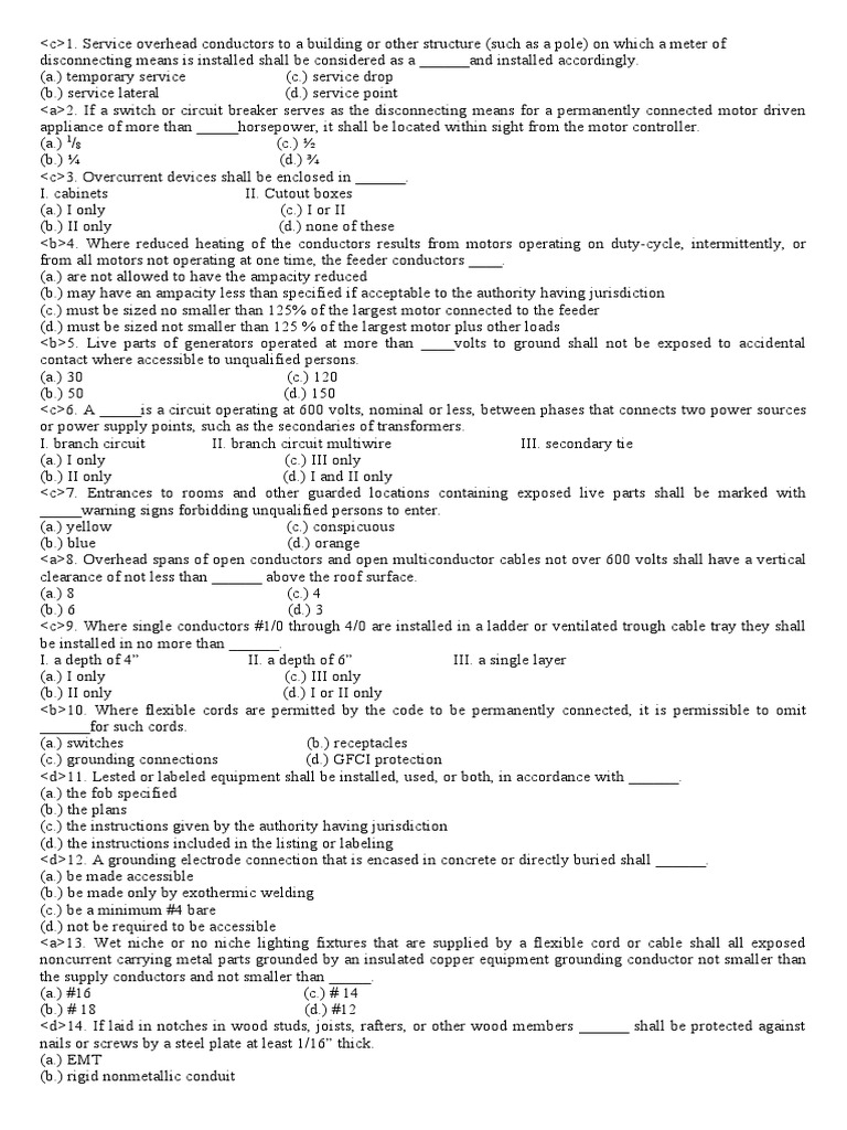 Op Exam 2-A - 001 - 2 | PDF | Electrical Wiring | Ac Power Plugs And Sockets